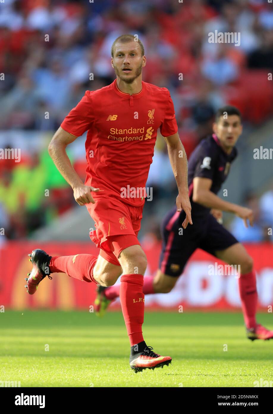 Liverpool's Ragnar Klavan Stock Photo - Alamy