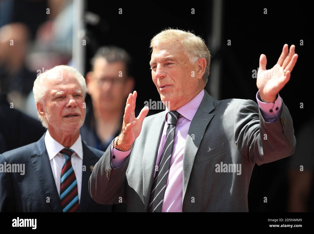 West Ham United Chairman David Gold and Director of Football ...