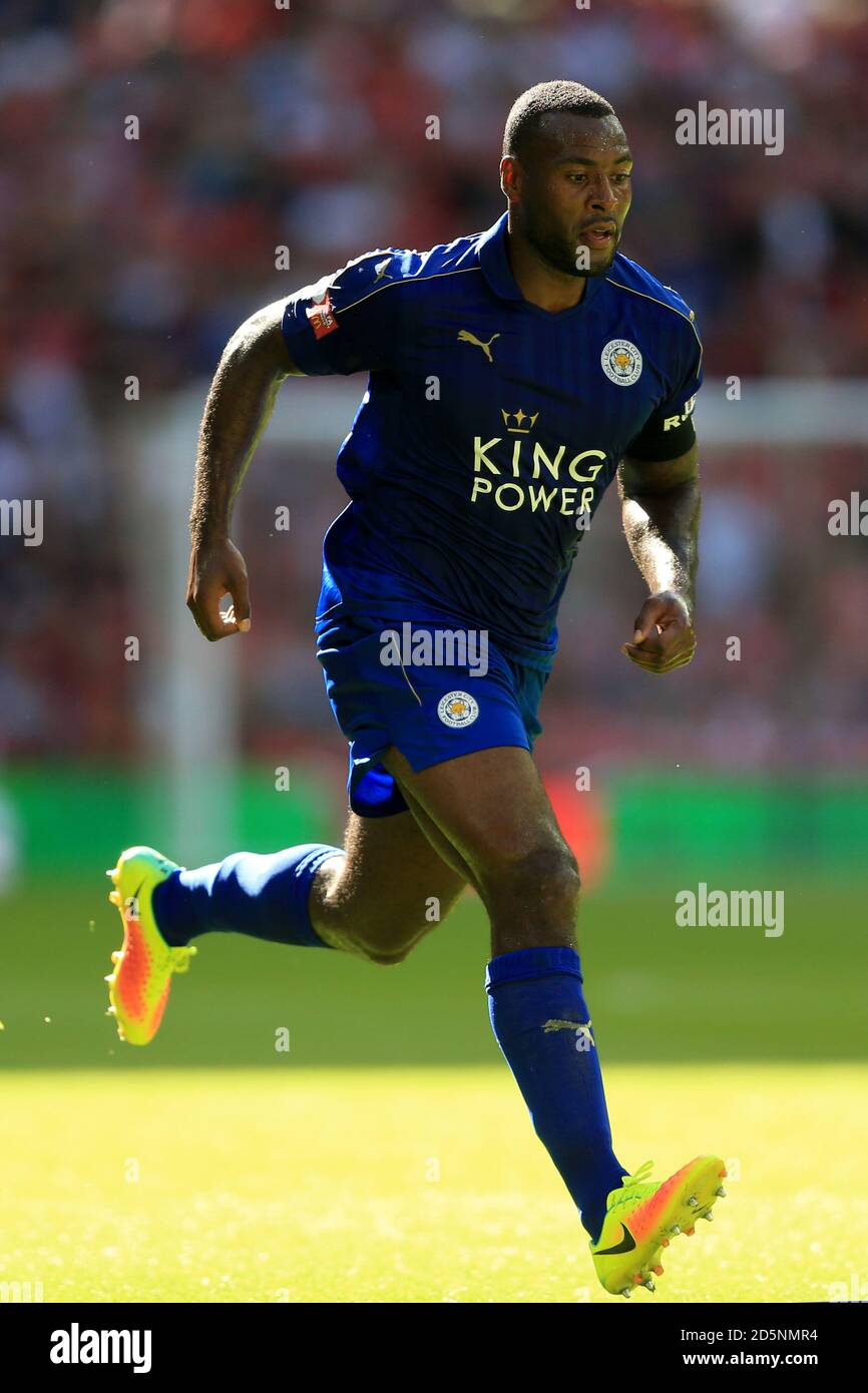 Leicester City's Wes Morgan Stock Photo - Alamy