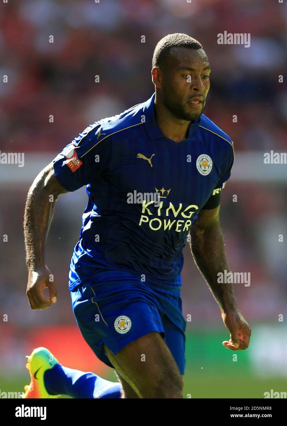 Leicester City's Wes Morgan Stock Photo - Alamy