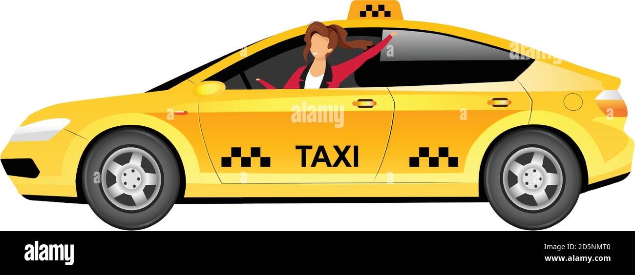 Female taxi cab driver Stock Vector Images - Alamy