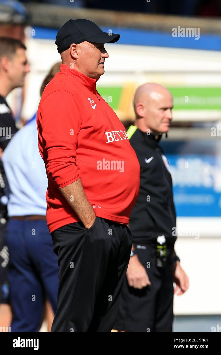 Charlton Athletic manager Russell Slade Stock Photo - Alamy