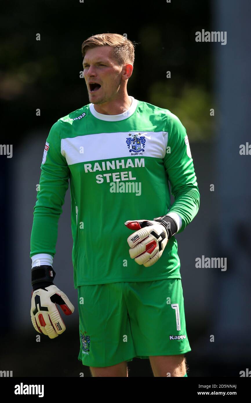Bury goalkeeper Ben Williams Stock Photo - Alamy