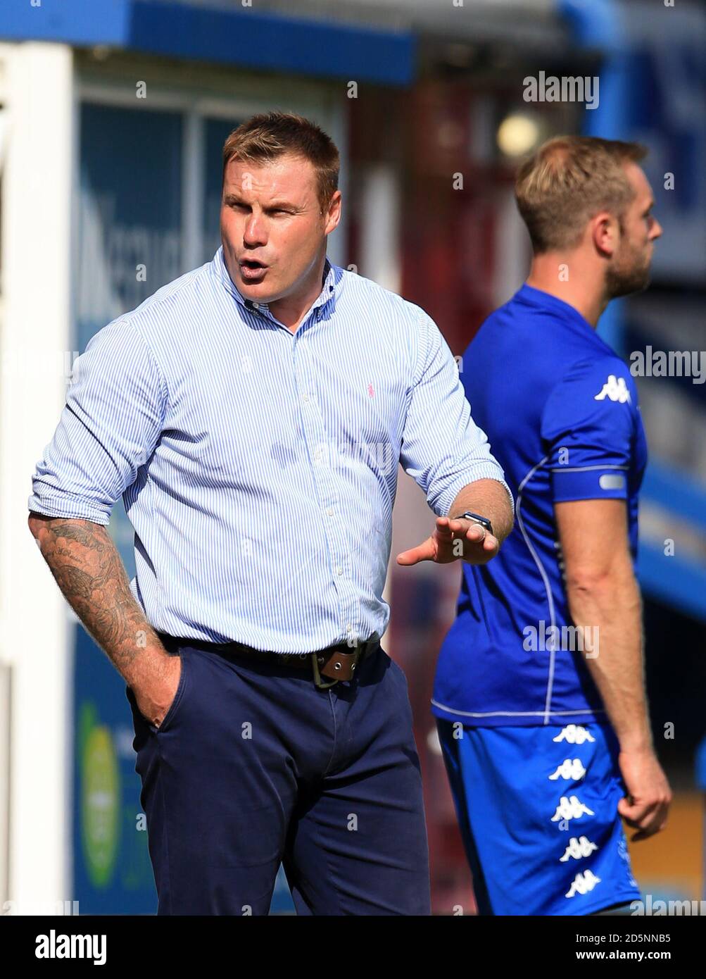 Bury manager David Flitcroft Stock Photo - Alamy