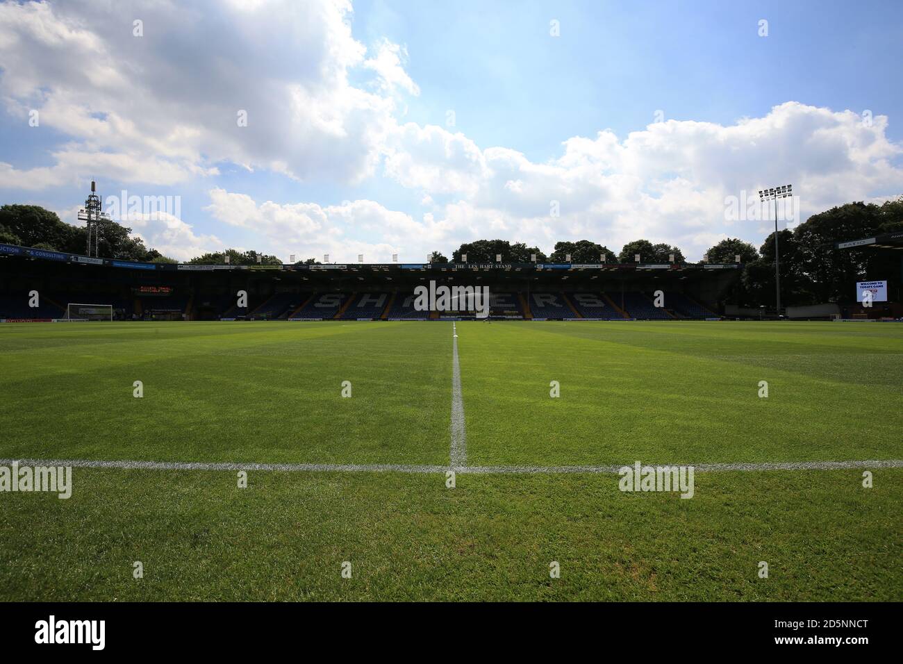A general view of Gigg Lane Stock Photo - Alamy