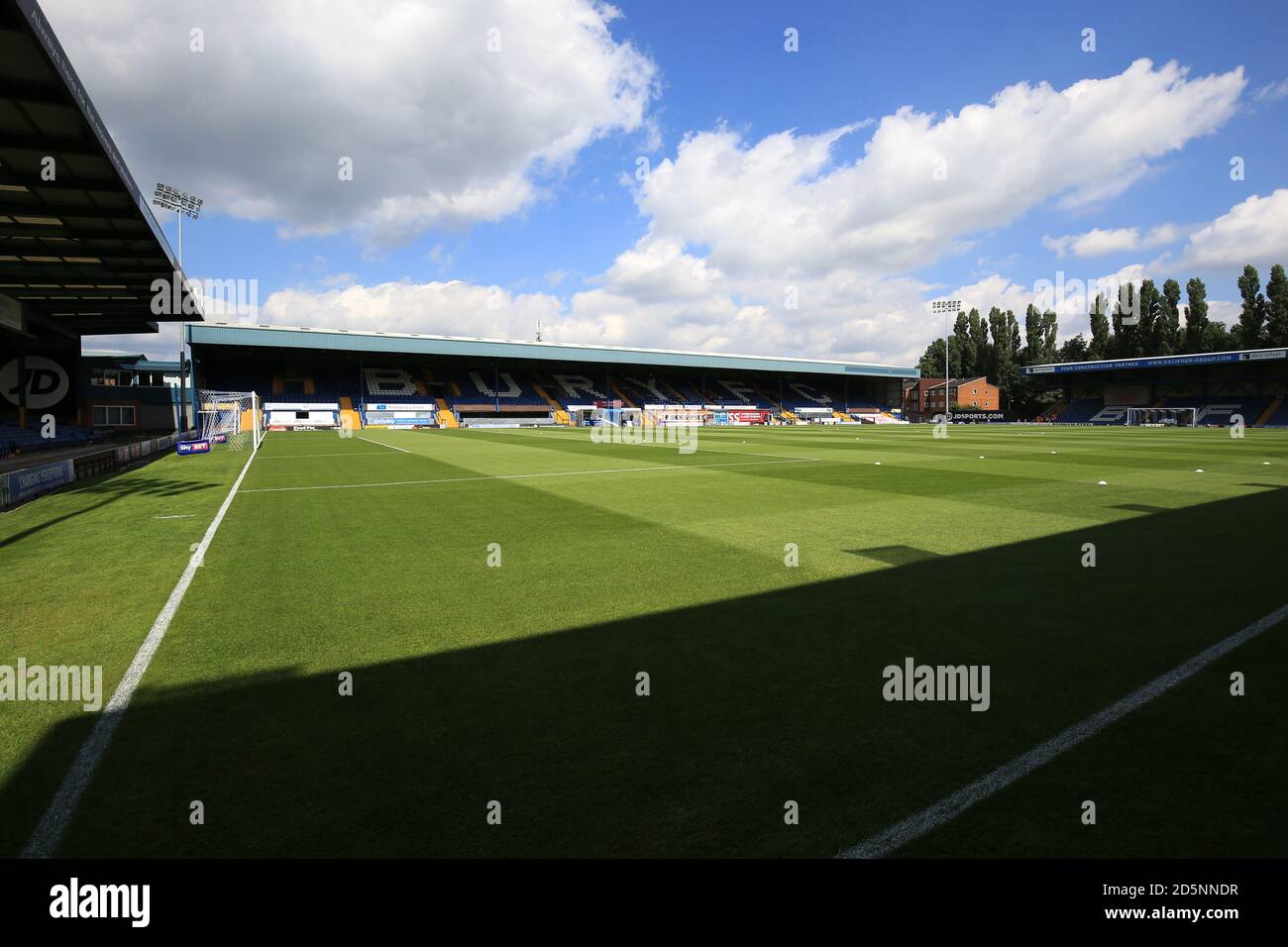 A general view of Gigg Lane Stock Photo - Alamy