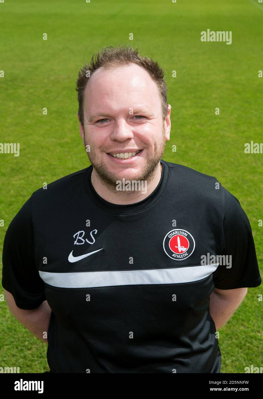 Charlton Athletic Head of Performance Analysis Brett Shaw Stock Photo ...