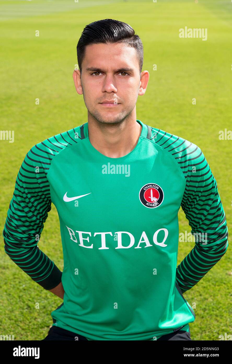 Charlton Athletic goalkeeper Dimitar Mitov Stock Photo - Alamy
