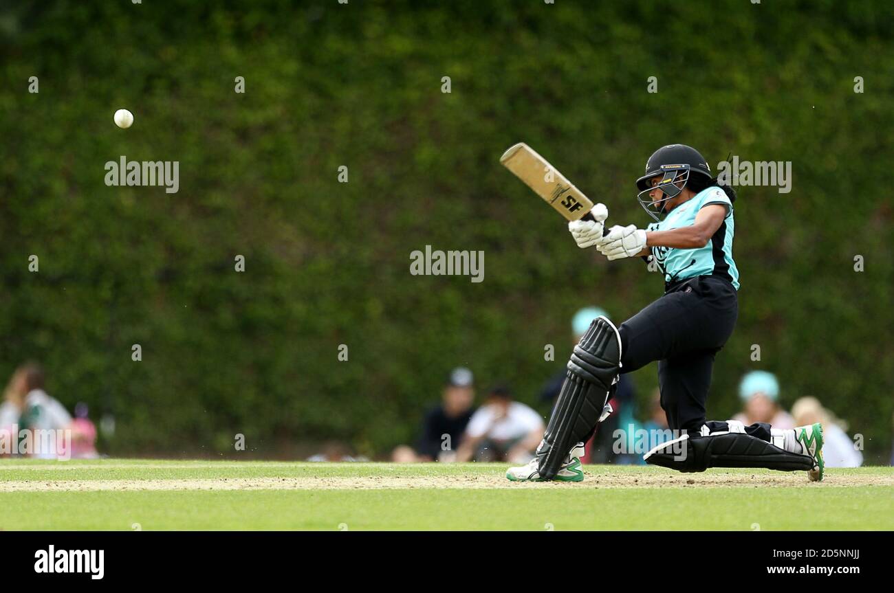 Surrey Stars' Cordelia Griffith batting Stock Photo - Alamy