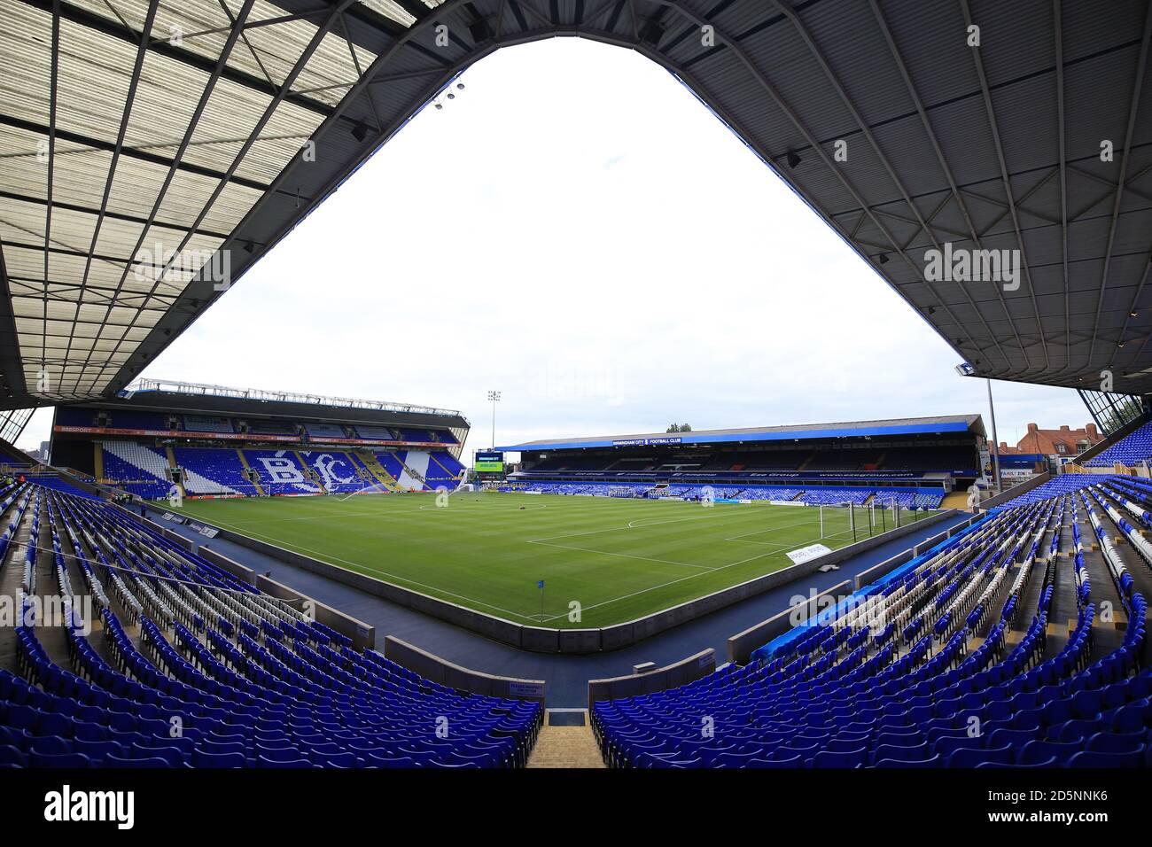 A general view inside St Andrews before the game between Birmingham ...