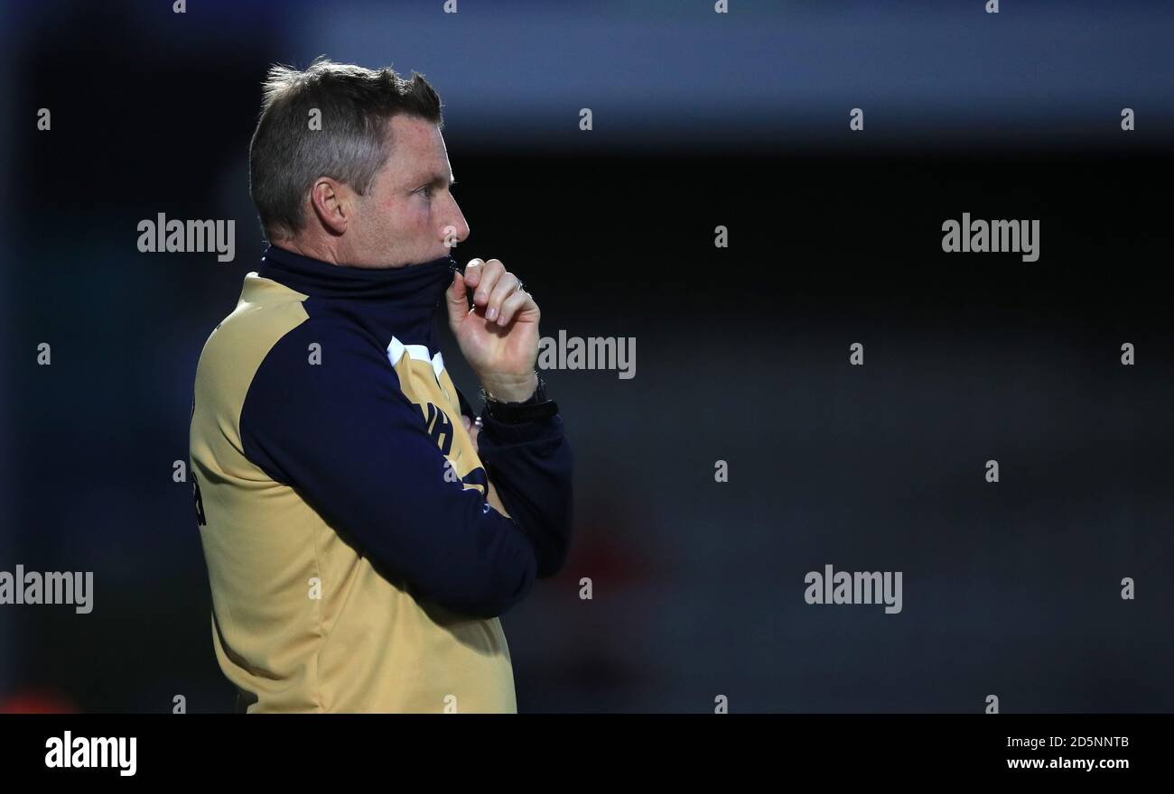 Millwall's manager Neil Harris Stock Photo - Alamy
