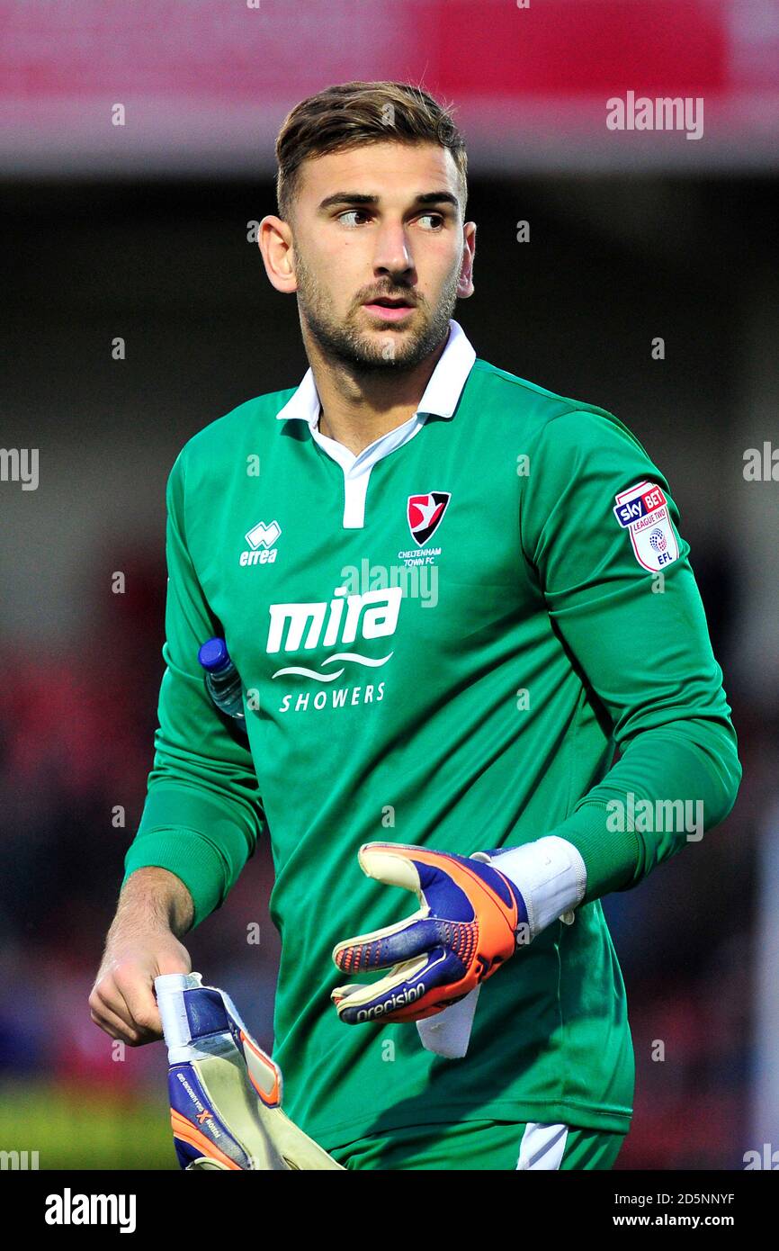 Cheltenham Town goalkeeper Russell Griffiths Stock Photo - Alamy