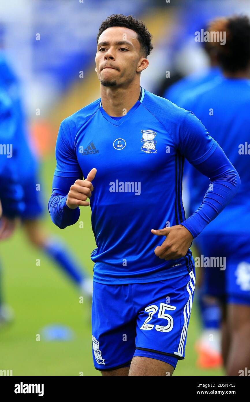 Birmingham City's Josh Cogley during the warm up Stock Photo - Alamy