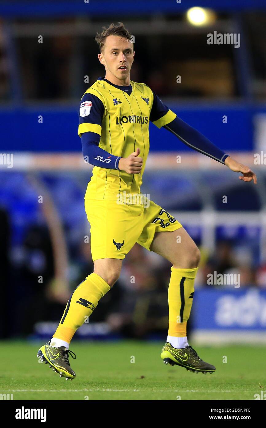 Sam Long, Oxford United Stock Photo - Alamy