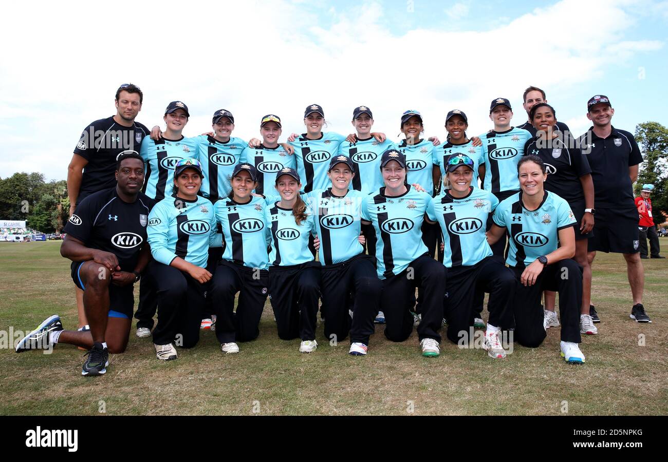 Surrey Stars team group photo before the game Stock Photo - Alamy