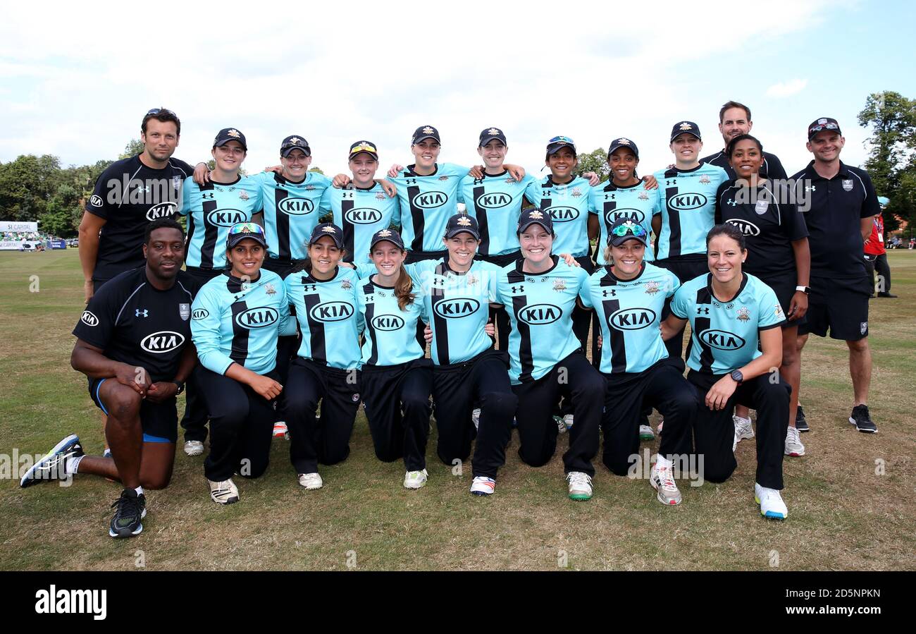 Surrey Stars team group photo before the game Stock Photo - Alamy