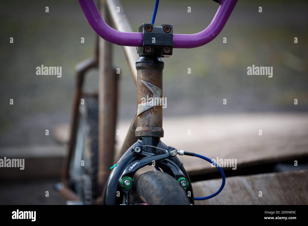 Handmade minivelo bicycle Stock Photo - Alamy