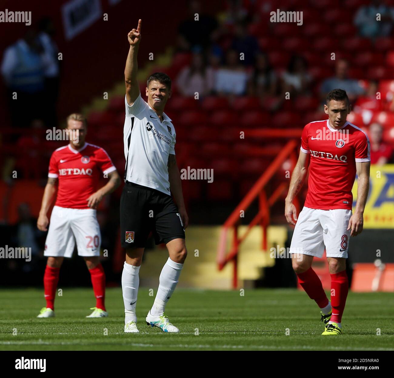Northampton Town's Alex Revell celebrates after scoring their first ...