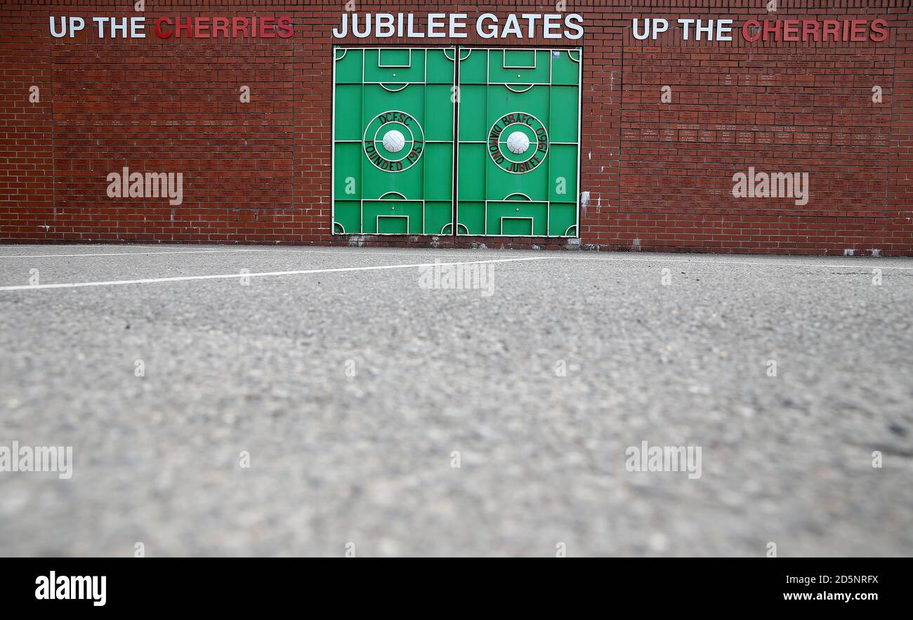 The Jubilee Gates at the Vitality Stadium Stock Photo - Alamy