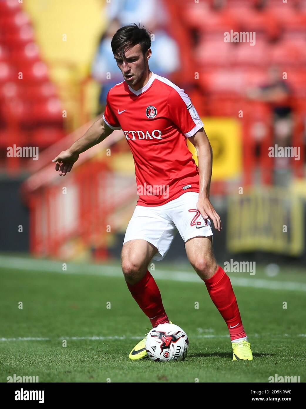 Football charlton athletics morgan fox full length hi-res stock ...