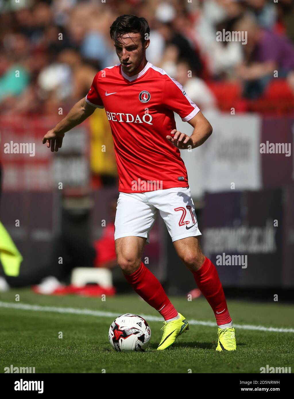 Charlton Athletic's Morgan Fox Stock Photo - Alamy