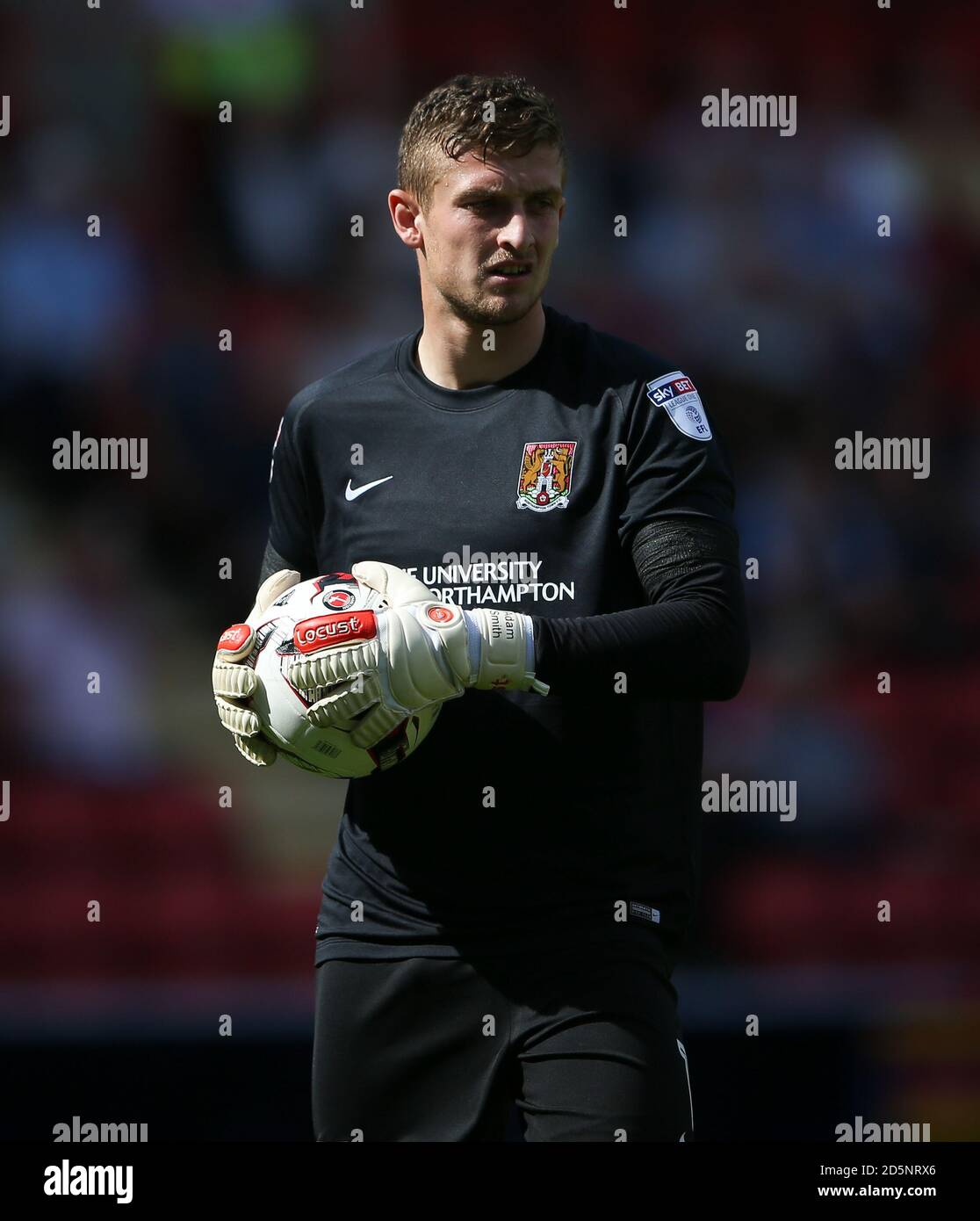 Northampton Town goalkeeper Adam Smith Stock Photo - Alamy