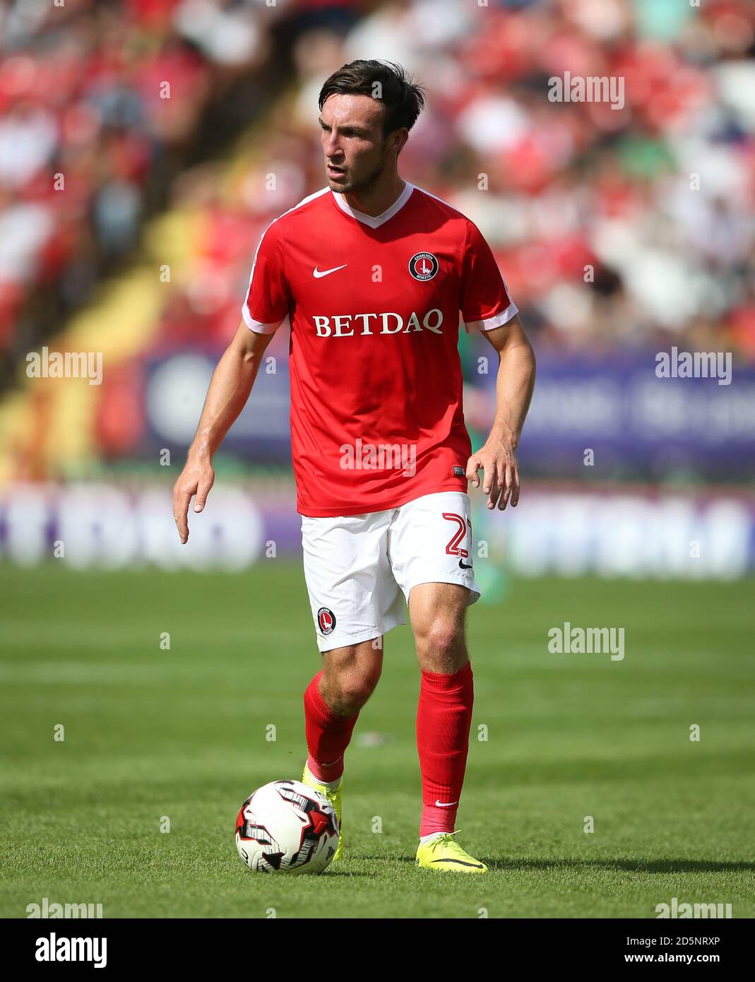 Football charlton athletics morgan fox full length hi-res stock ...