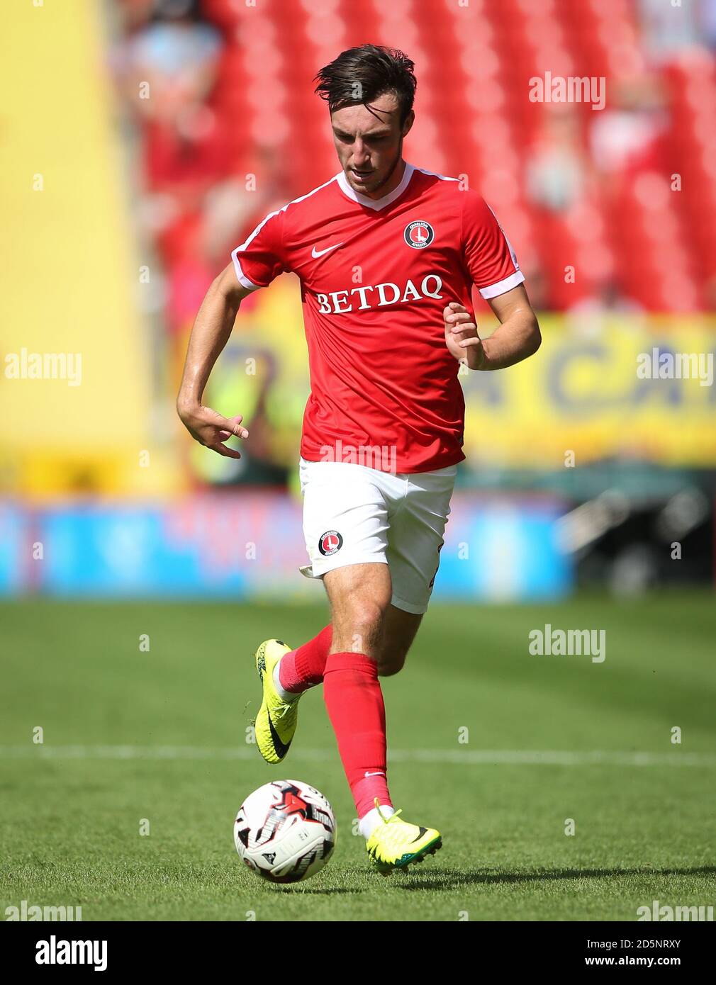 Football charlton athletics morgan fox full length hi-res stock ...