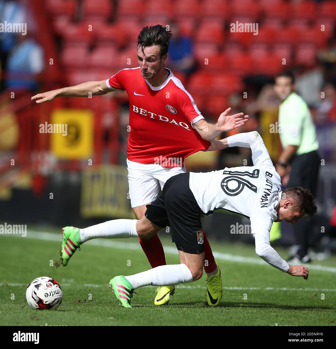 Football charlton athletics morgan fox full length hi-res stock ...