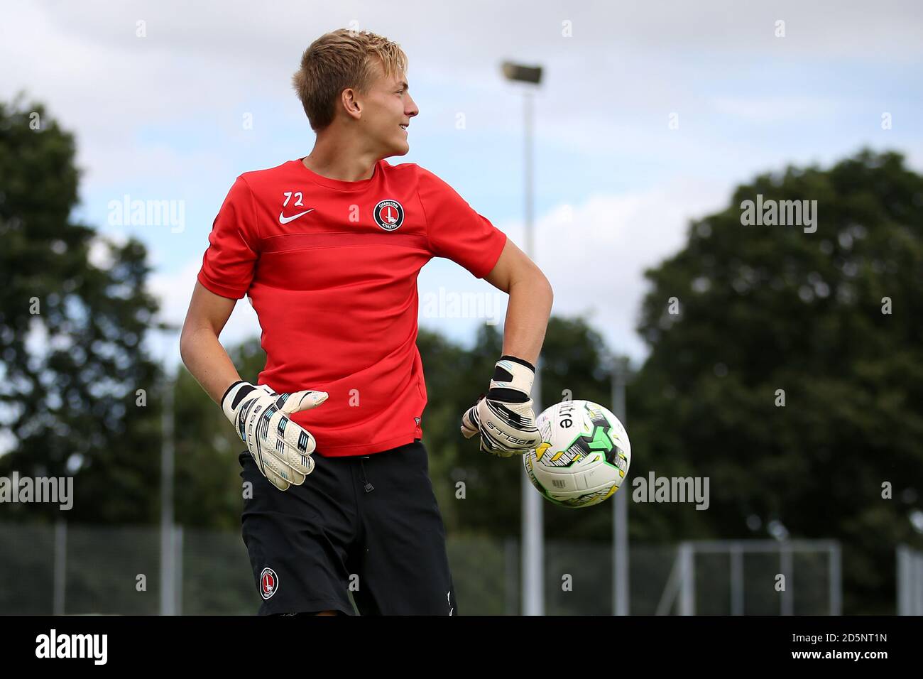 Charlton Athletic goalkeeper Ashley Maynard-Brewer Stock Photo - Alamy