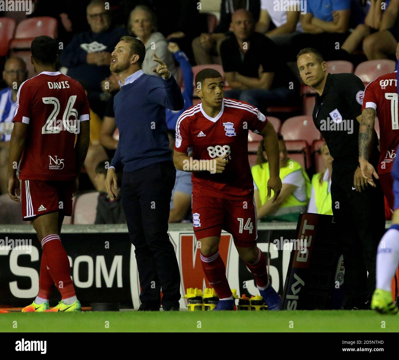 Birmingham City's Che Adams comes on Stock Photo - Alamy