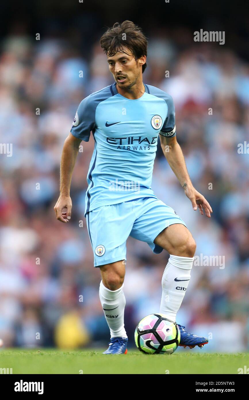 David Silva, Manchester City Stock Photo - Alamy