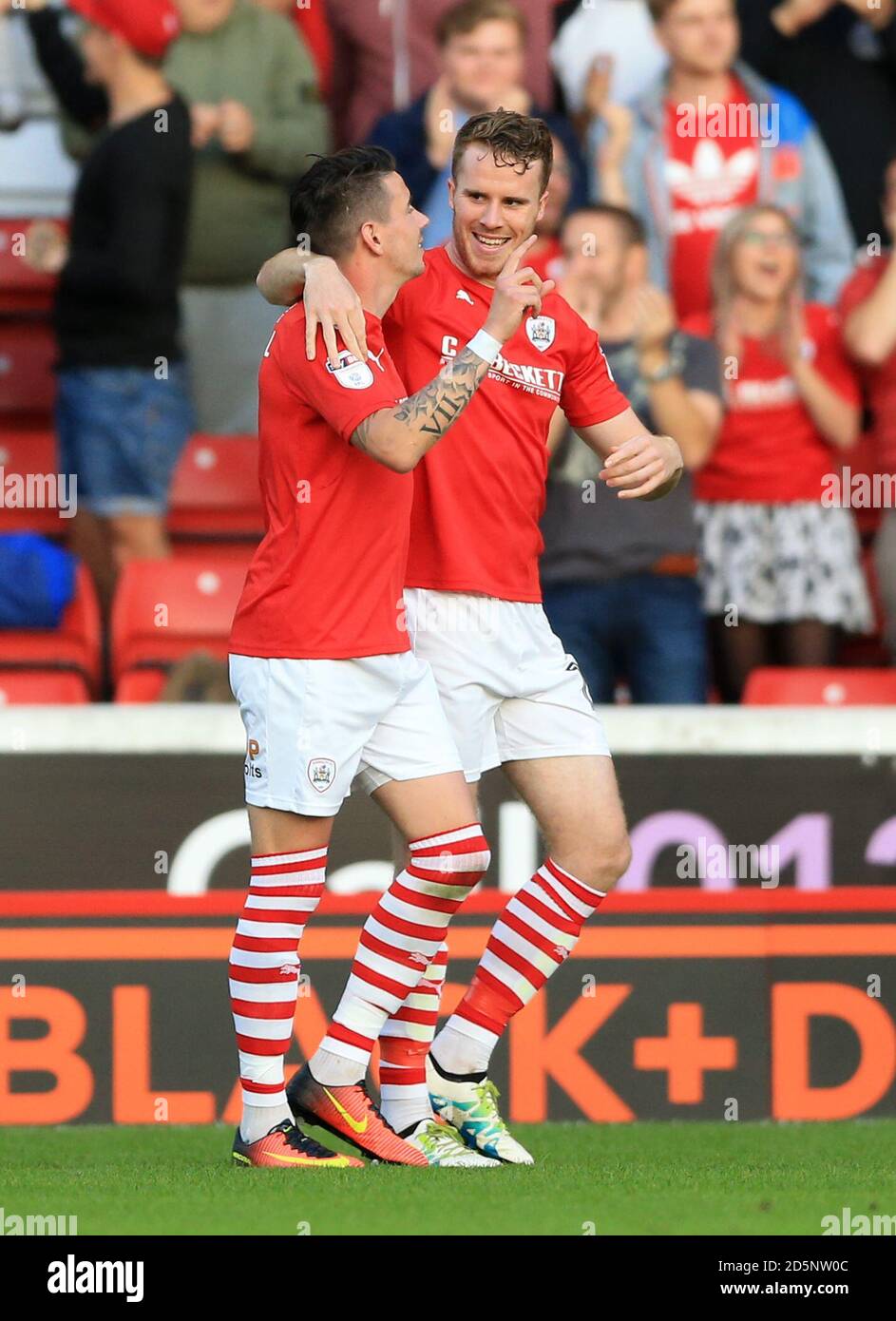 Barnsleys adam hammill celebrates scoring hi-res stock photography and ...