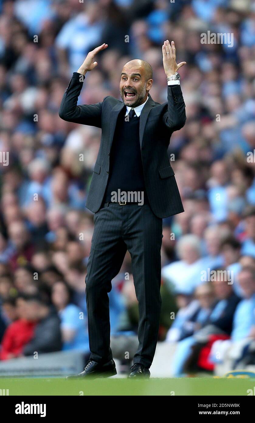 Manchester City manager Pep Guardiola Stock Photo - Alamy