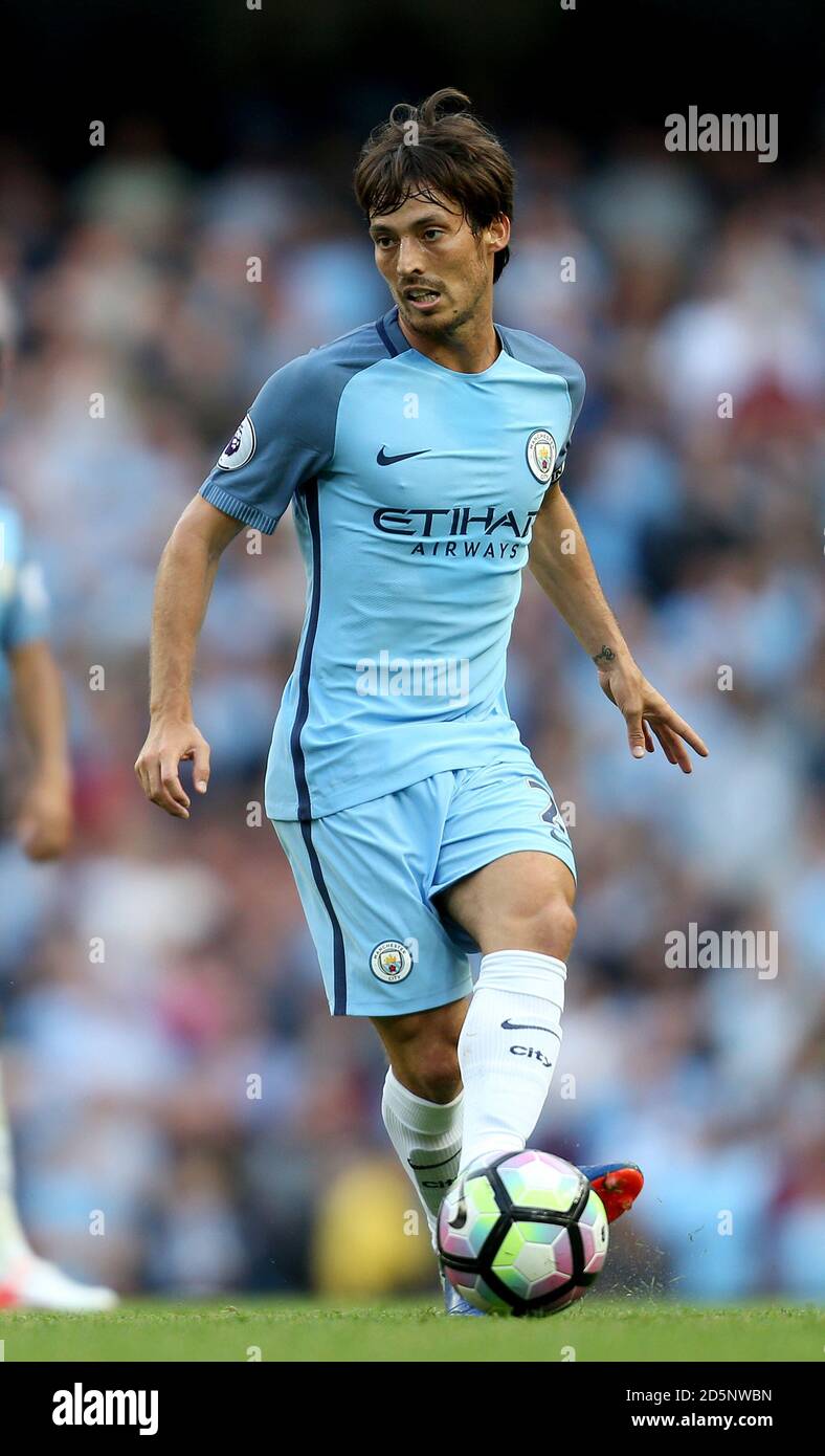 Manchester City's David Silva Stock Photo - Alamy