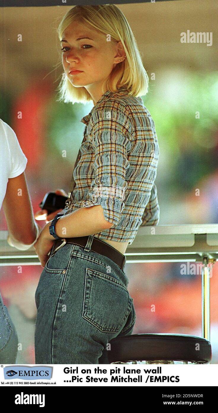 Pit lane girl hi-res stock photography and images - Alamy
