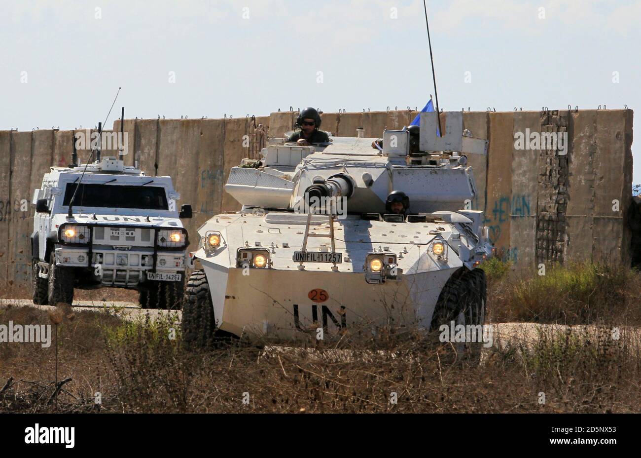 Unifil lebanese patrol hi-res stock photography and images - Alamy