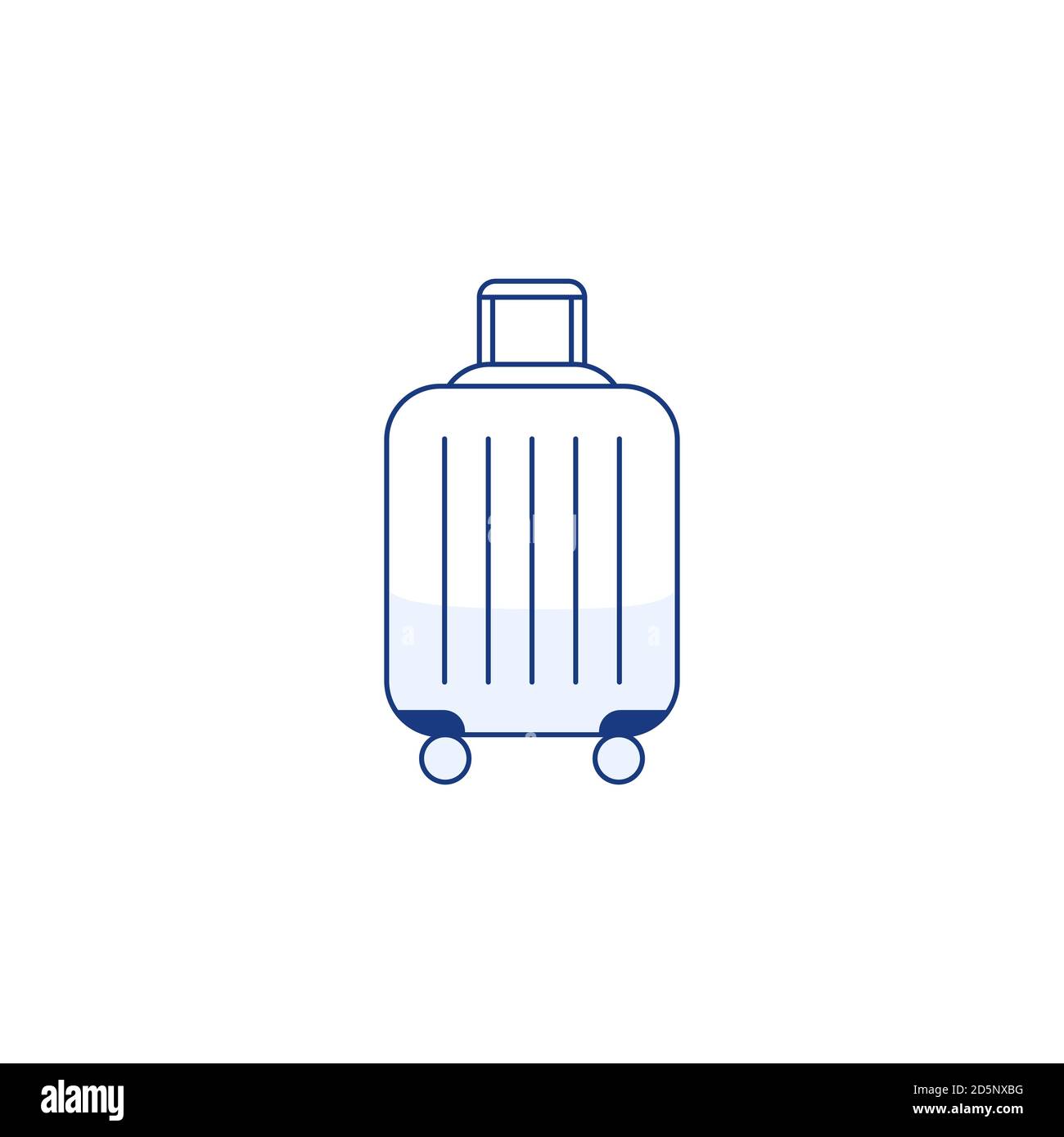 Packing suitcase journey line hi-res stock photography and images - Alamy