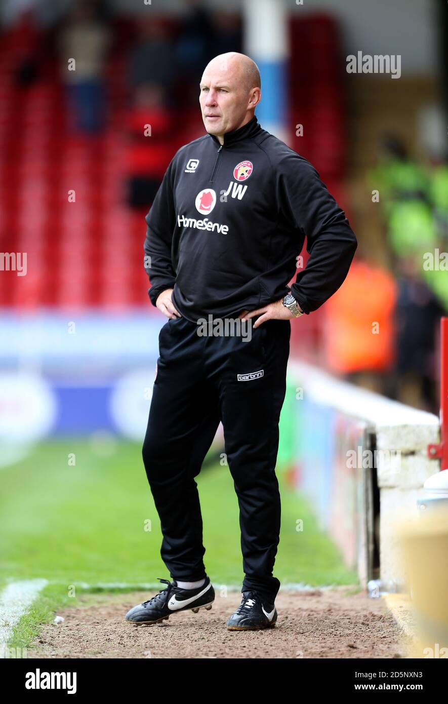 Walsall Manager Jon Whitney Stock Photo - Alamy