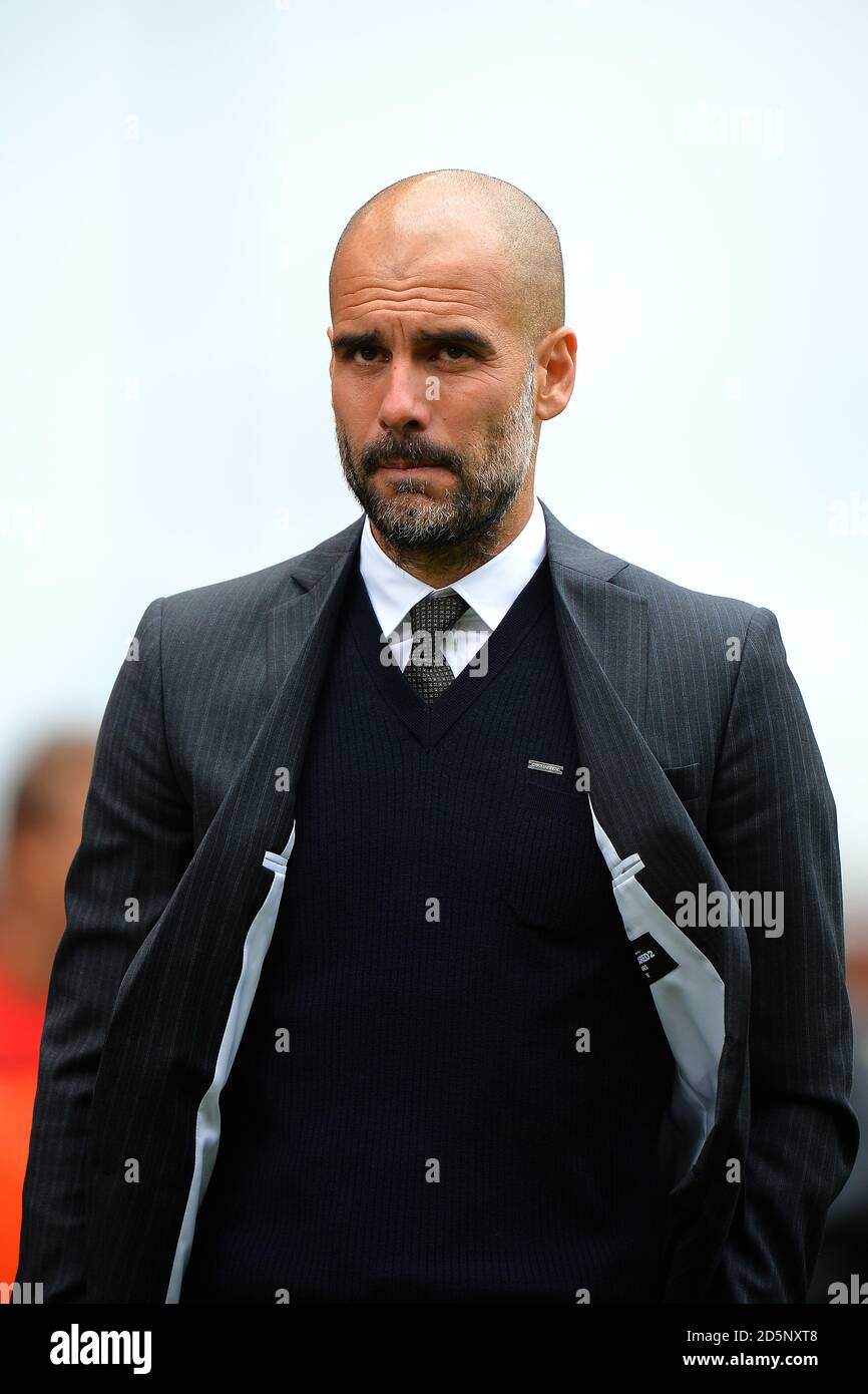 Manchester City manager Pep Guardiola Stock Photo - Alamy