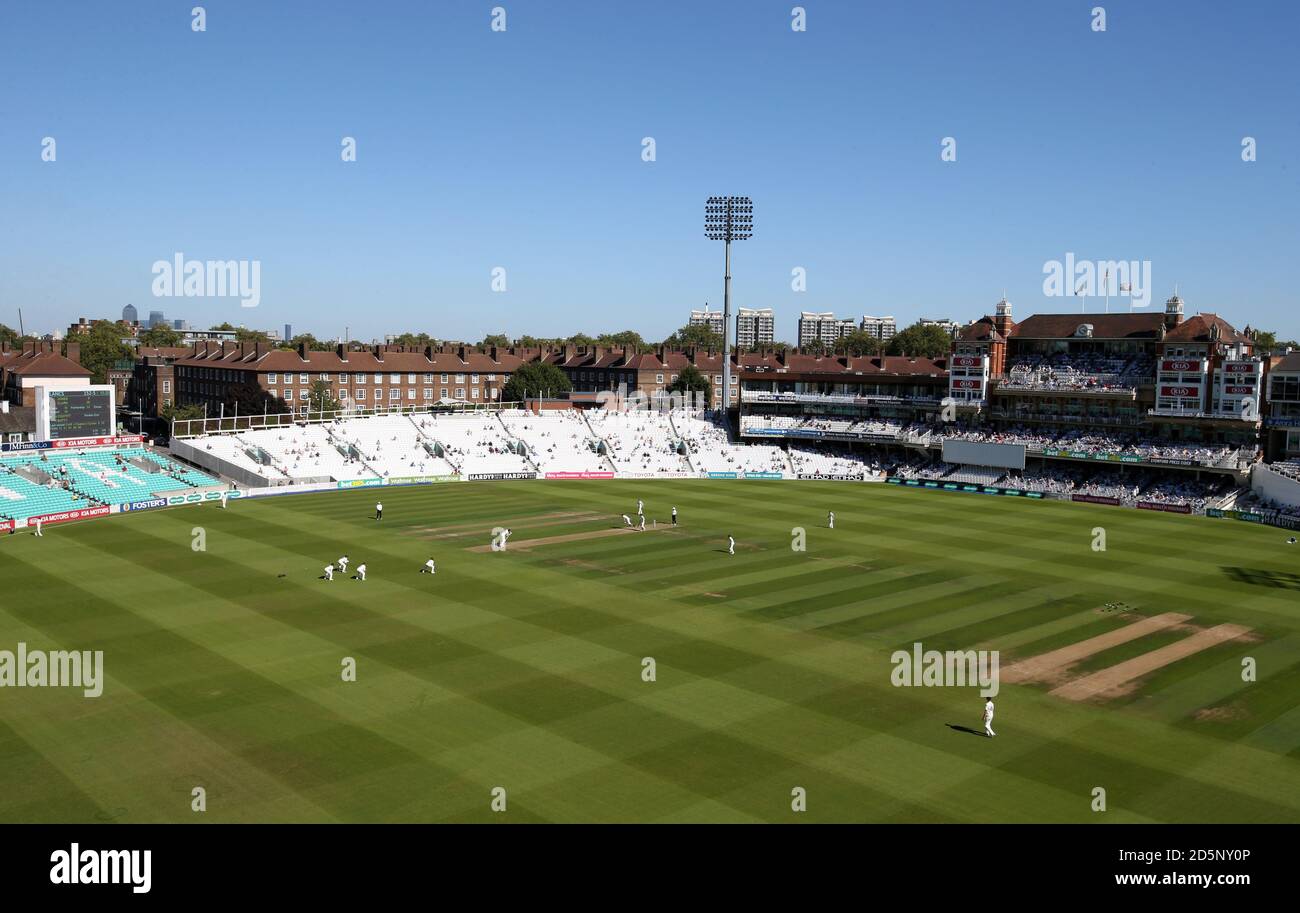 Cricket general view gv action hi-res stock photography and images - Alamy
