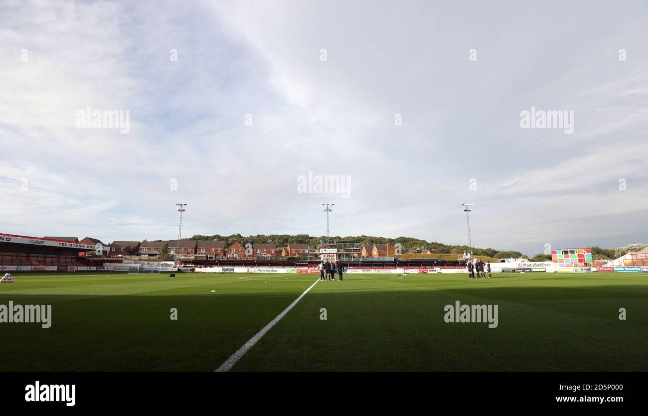 General view of the Wham Stadium Stock Photo - Alamy