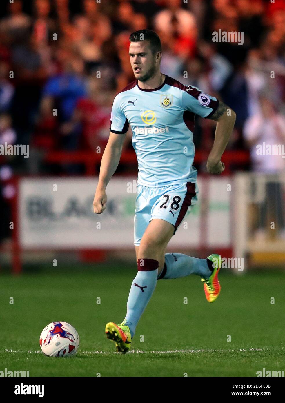 Burnley's Kevin Long Stock Photo - Alamy