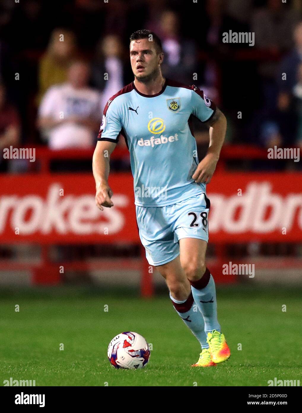 Burnley's Kevin Long Stock Photo - Alamy