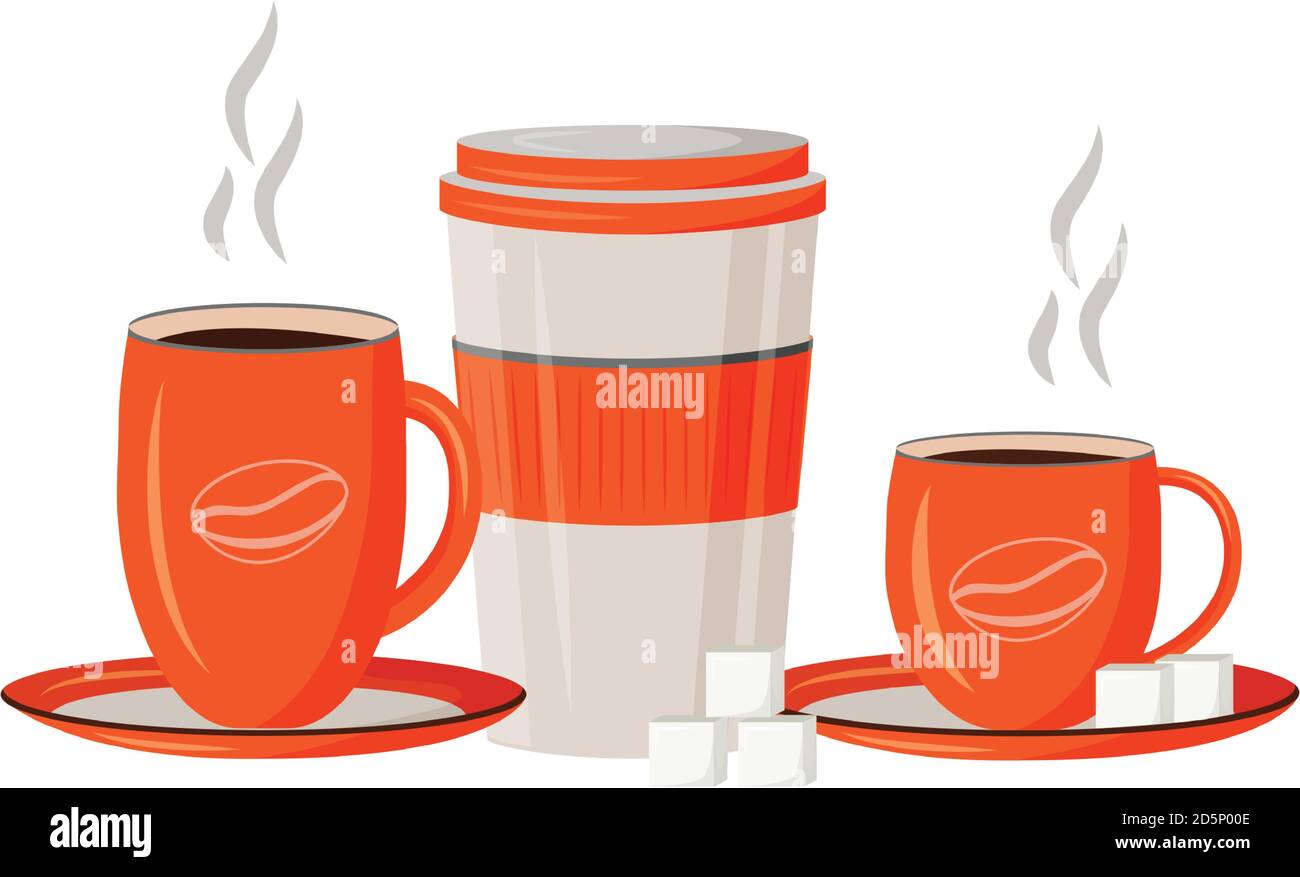 Tree cups cartoon vector illustration Stock Vector Image & Art - Alamy