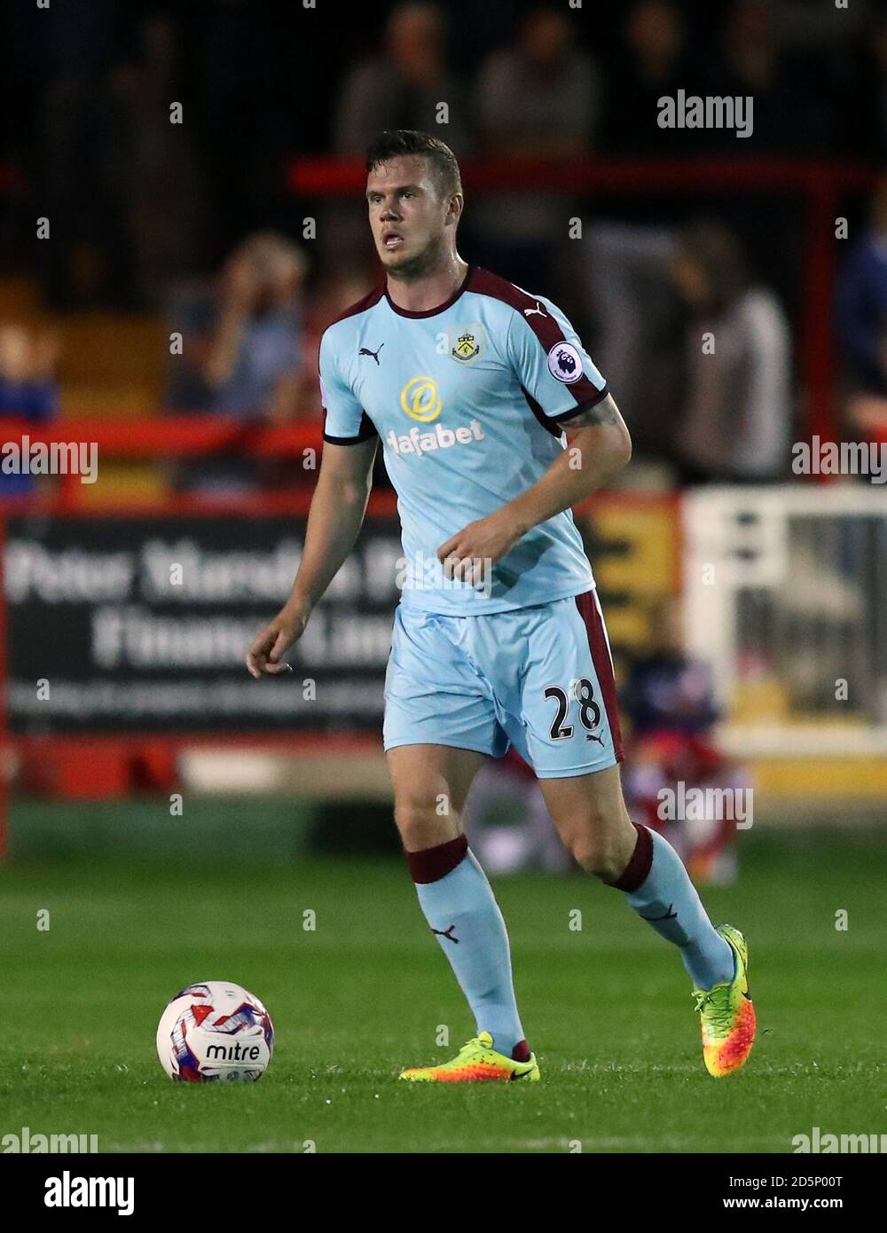 Burnley's Kevin Long Stock Photo - Alamy