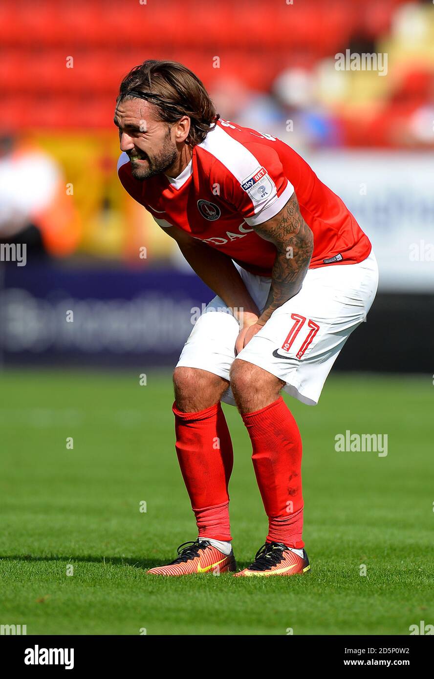 Ricky Holmes, Charlton Athletic Stock Photo - Alamy