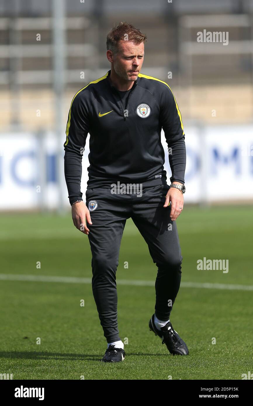 Manchester City Assistant Coach Alan Mahon Stock Photo - Alamy