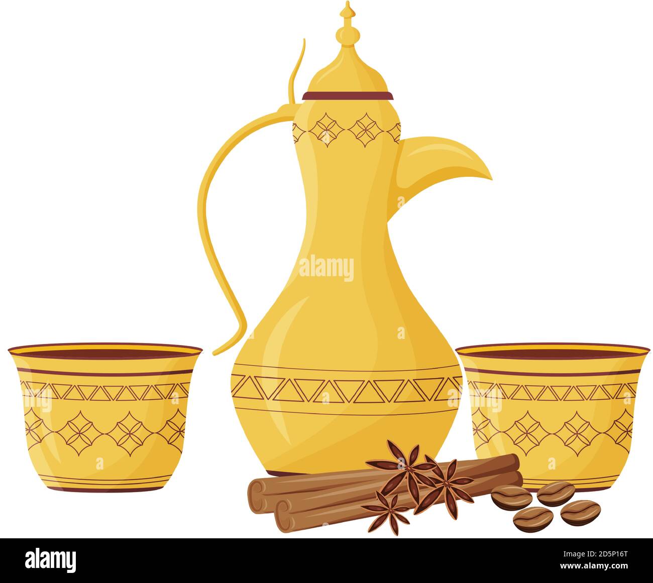 Dallah and saudi tea hi-res stock photography and images - Alamy