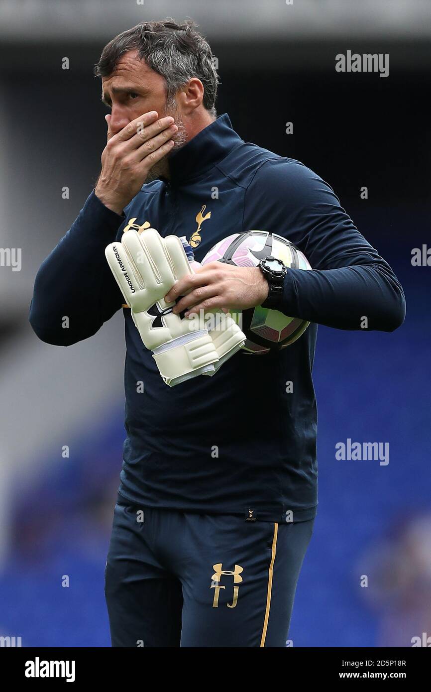 Tottenham Hotspur goalkeeping coach Toni Stock Photo - Alamy